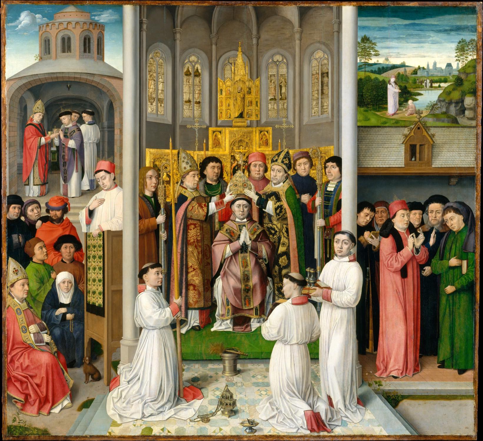 Solve Master of Saint Augustine (Netherlandish), Scenes from the Life ...