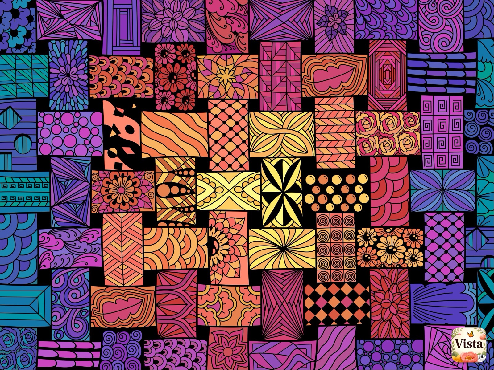 Solve Woven Designs jigsaw puzzle online with 252 pieces