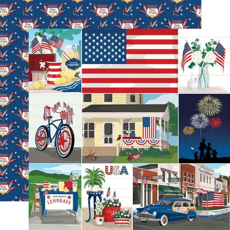 Solve Happy 4th of July jigsaw puzzle online with 64 pieces