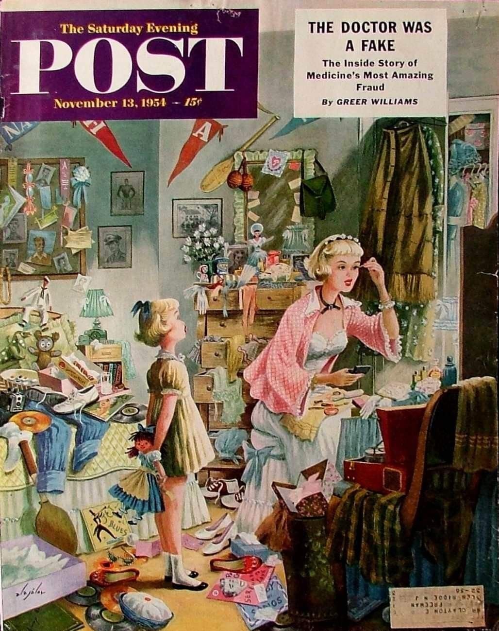 Solve 1954 Vintage Magazine jigsaw puzzle online with 99 pieces