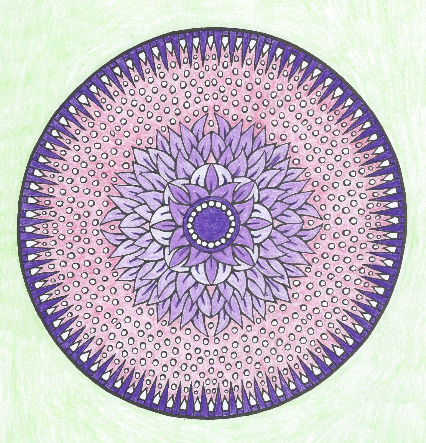 Solve Mandala jigsaw puzzle online with 81 pieces