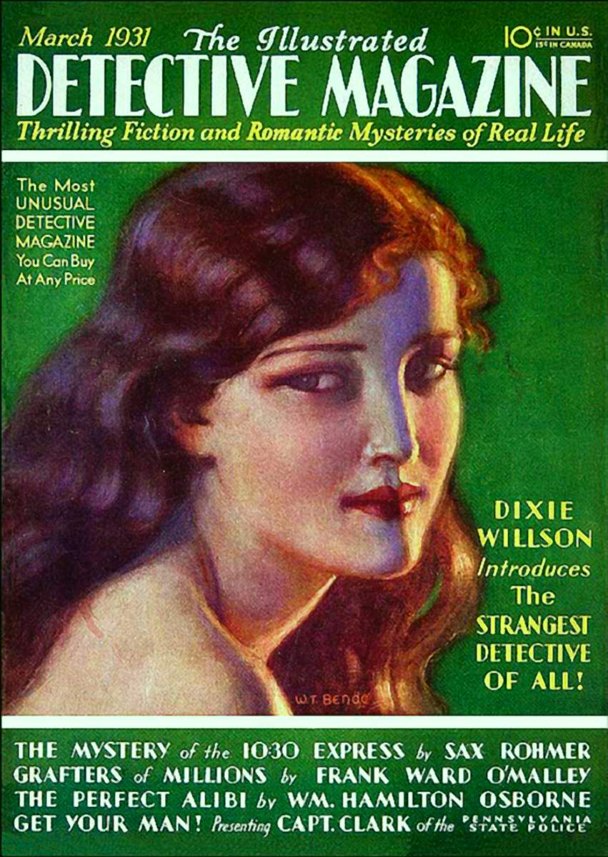 Solve Illustrated Detective Magazine, March 1931, cover by Wladyslaw T ...