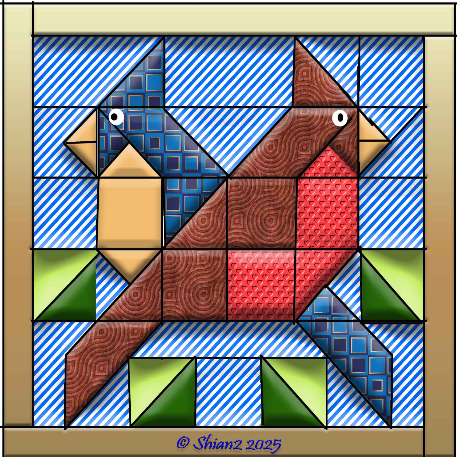 Solve Two Birds jigsaw puzzle online with 64 pieces