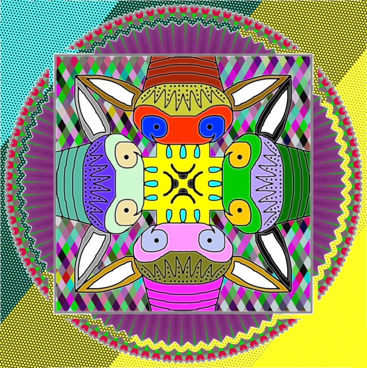 Solve pointy ears jigsaw puzzle online with 196 pieces