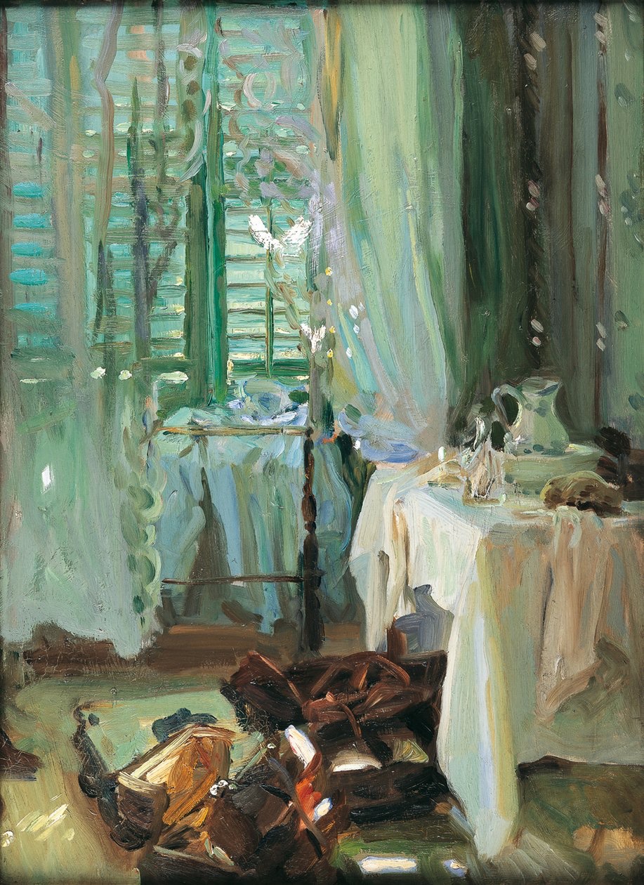 Jigsaw Puzzle | 176 pieces | John Singer Sargent - The Hotel Room | Jigidi