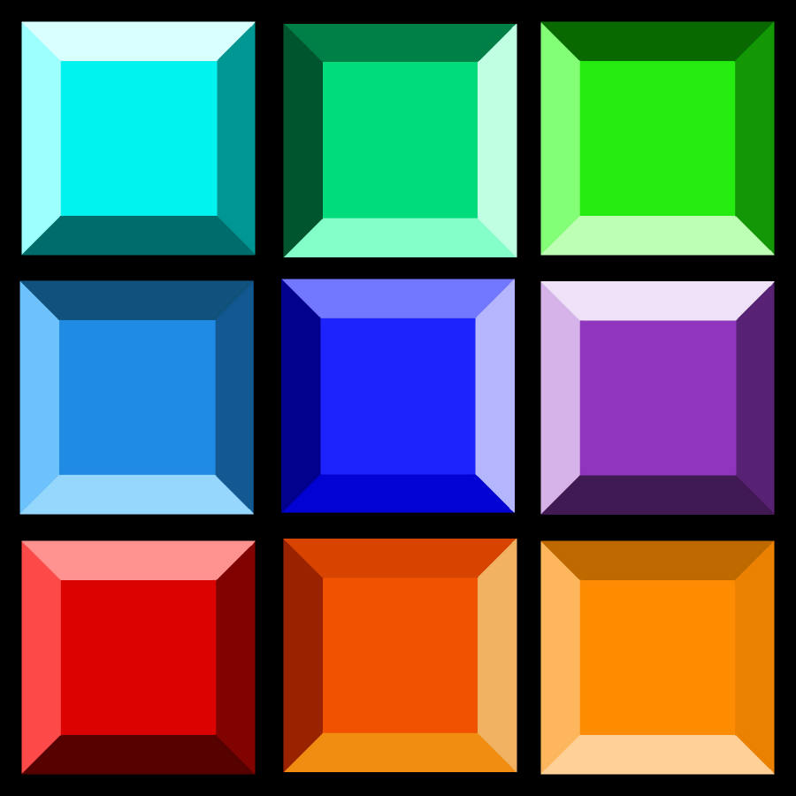 Solve Raised Squares jigsaw puzzle online with 36 pieces