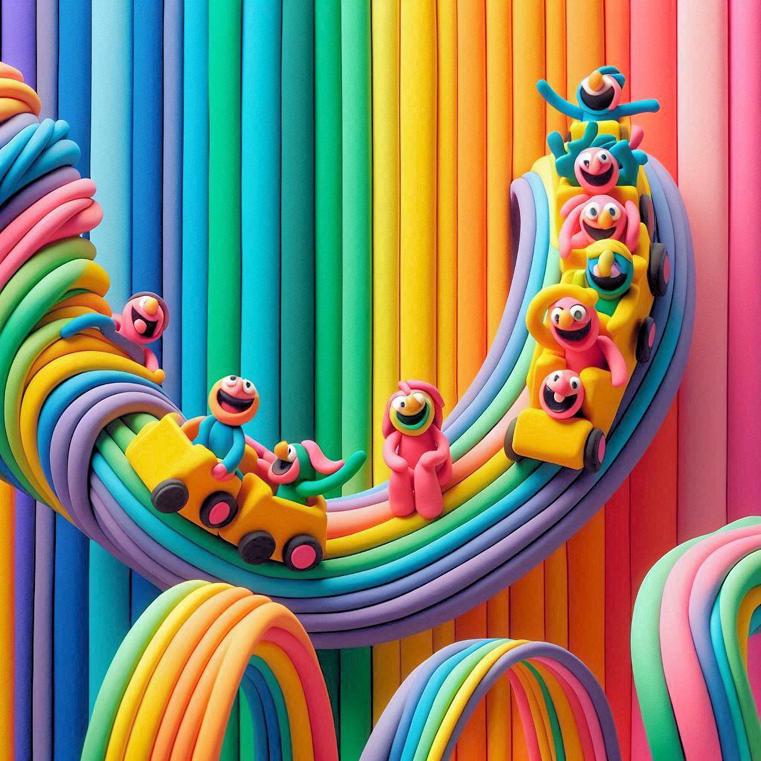 Solve WHEEEE jigsaw puzzle online with 100 pieces