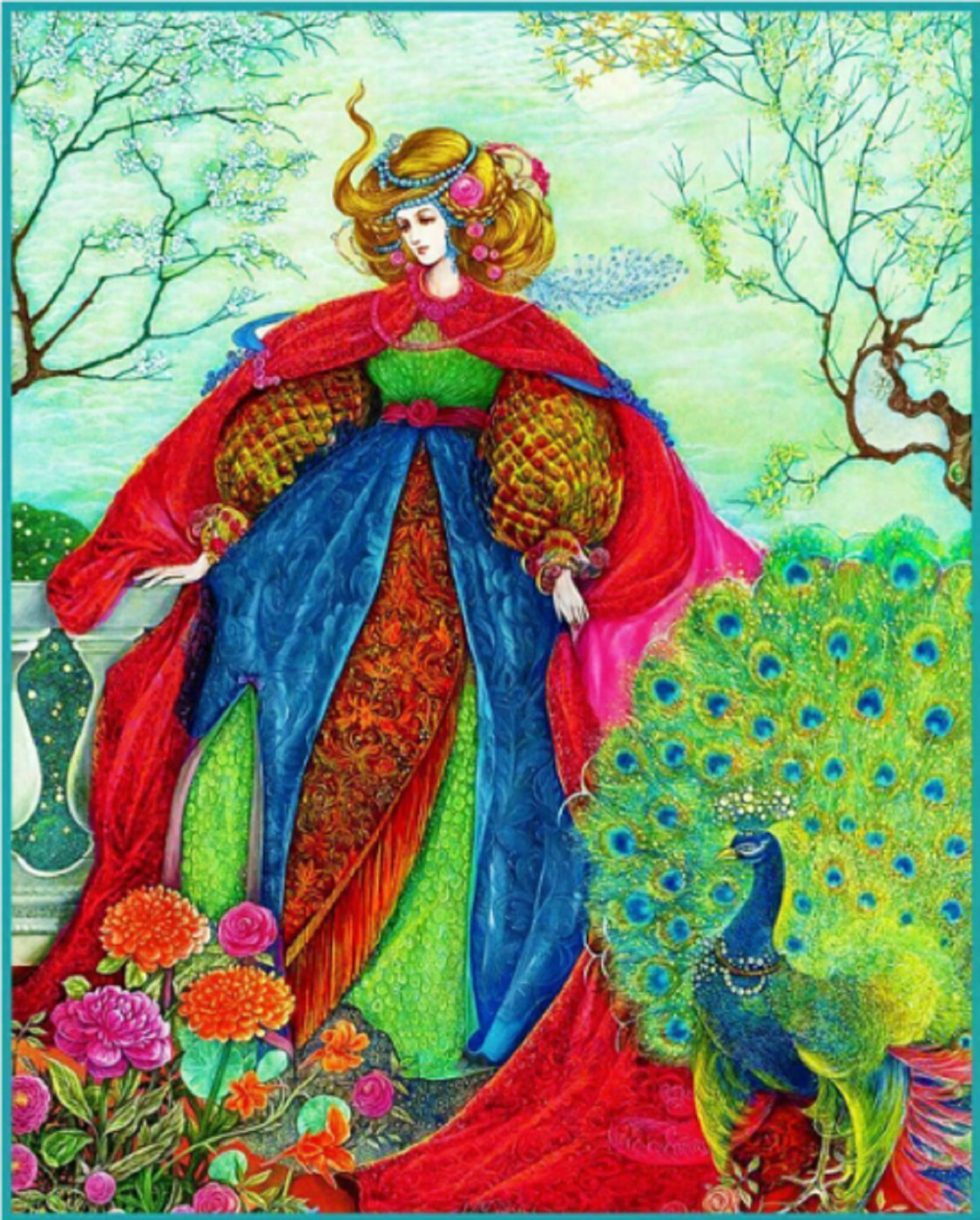 Solve P. Colbourn_Enchantment_SML jigsaw puzzle online with 42 pieces