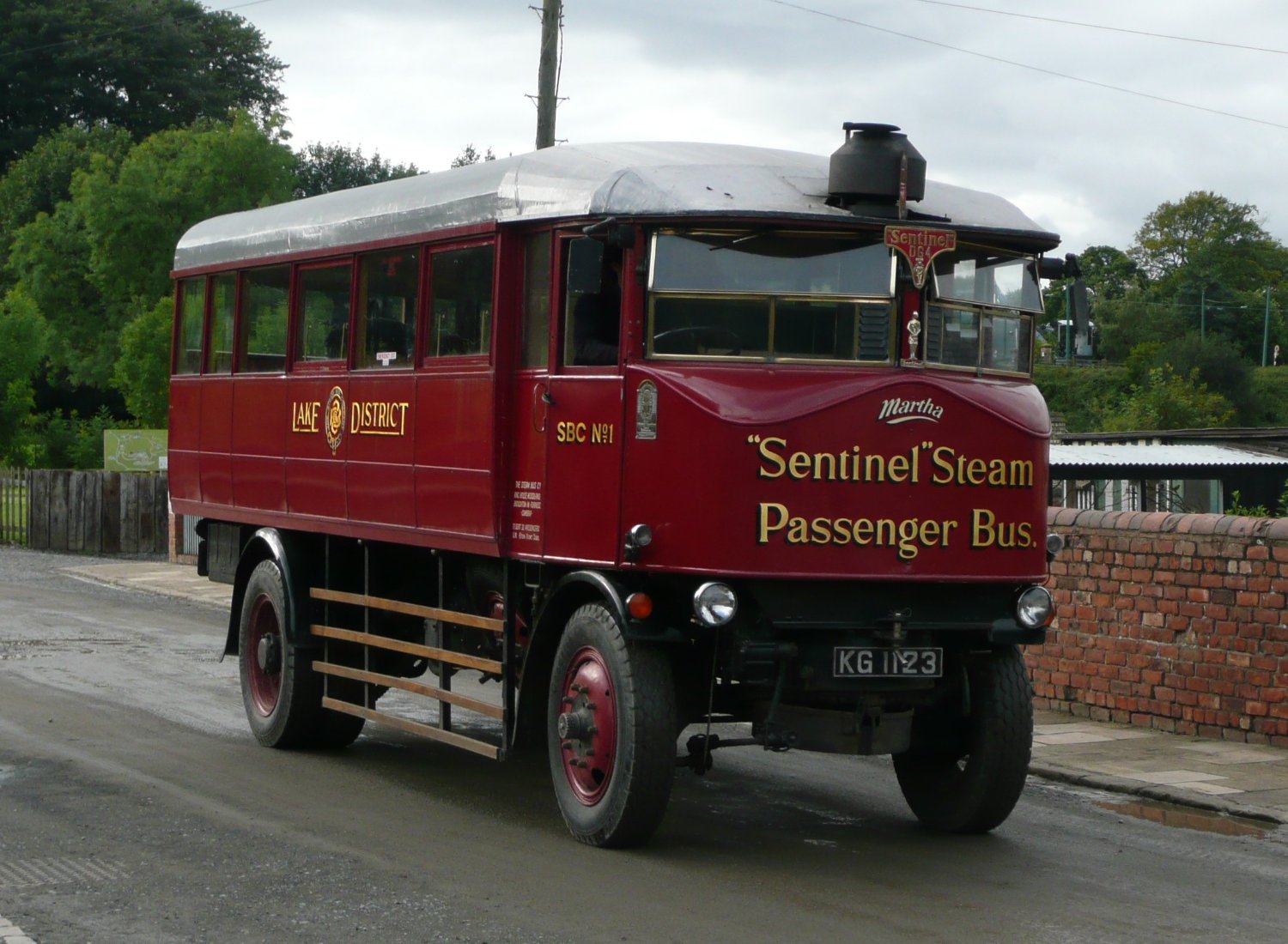 Solve Sentinel Steam Bus No.8714 'Martha' jigsaw puzzle online with 35 ...