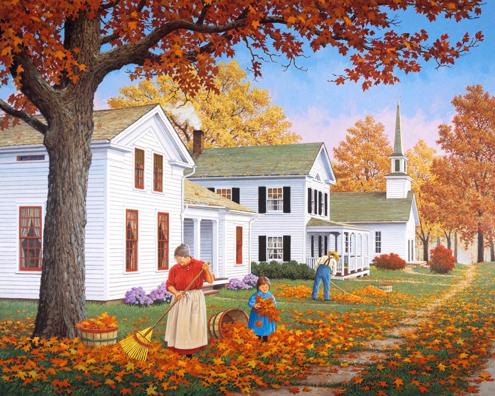 Solve Autumn Leaves jigsaw puzzle online with 180 pieces