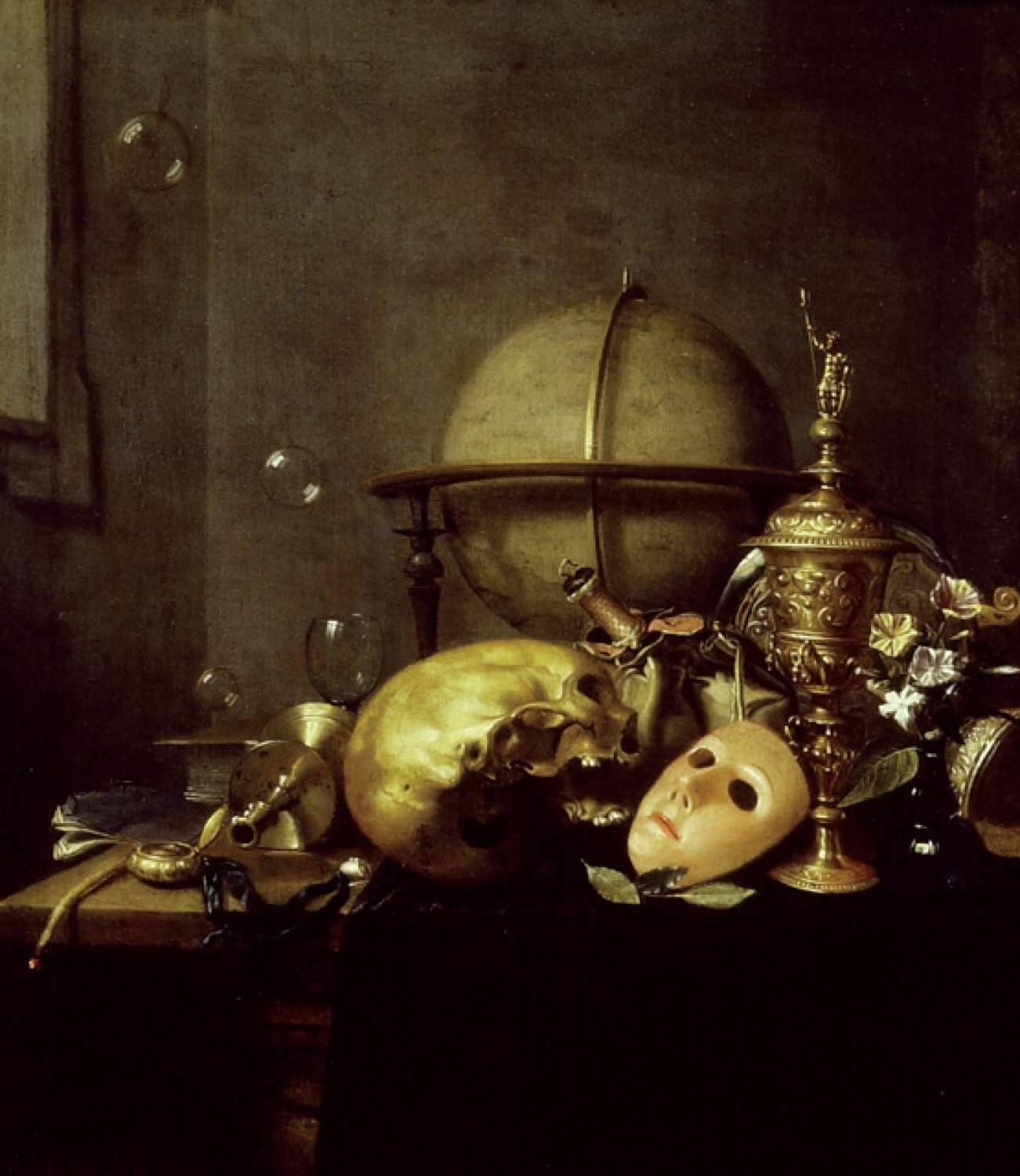 Solve Hendrick Andriessen Vanitas with Mask jigsaw puzzle online with ...