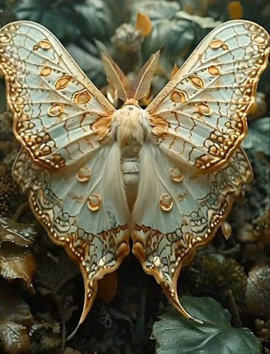 Solve BEAUTIFUL SATURNIIDAE MOTH jigsaw puzzle online with 48 pieces