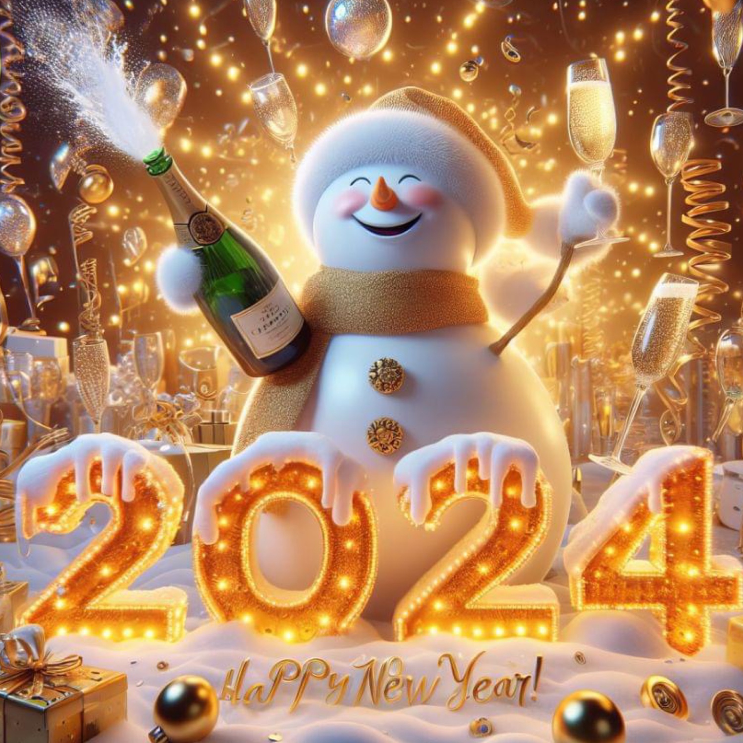 Solve Happy New Year jigsaw puzzle online with 342 pieces