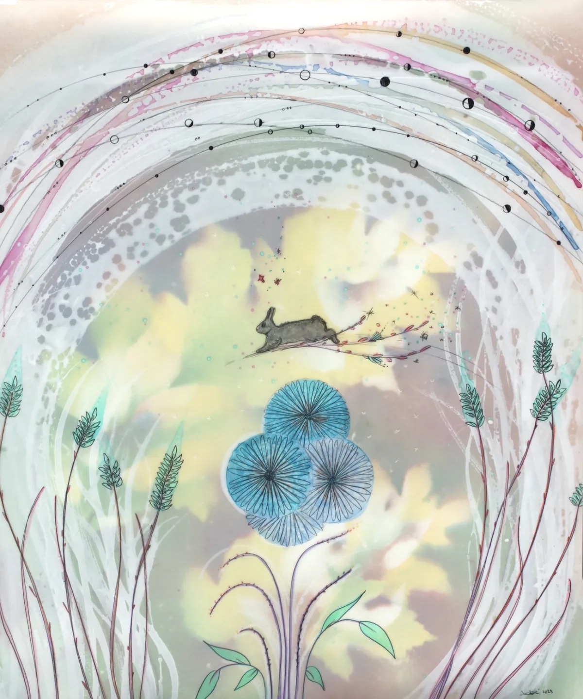 Solve Cosmic Rabbit Light, Christine Nguyen, 2023 jigsaw puzzle online ...