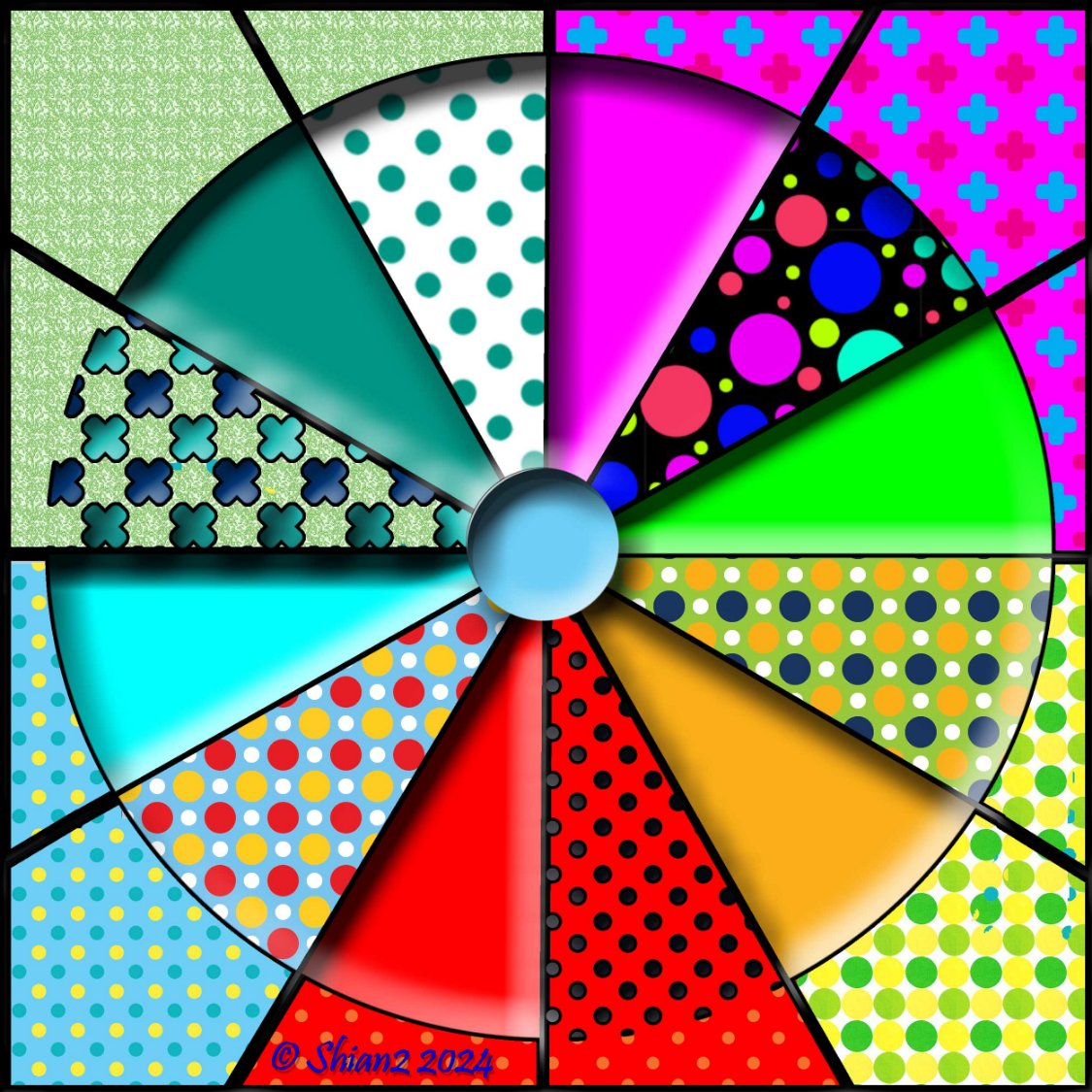 Solve Circle puzzle jigsaw puzzle online with 16 pieces