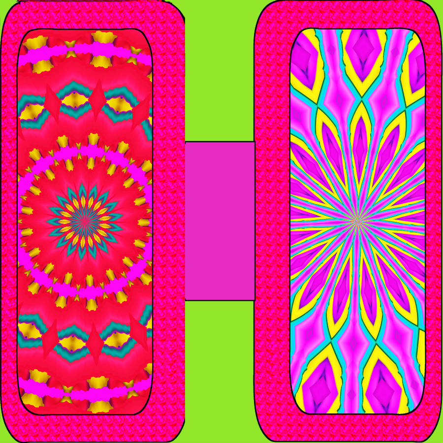 Solve DOUBLE VISION jigsaw puzzle online with 64 pieces