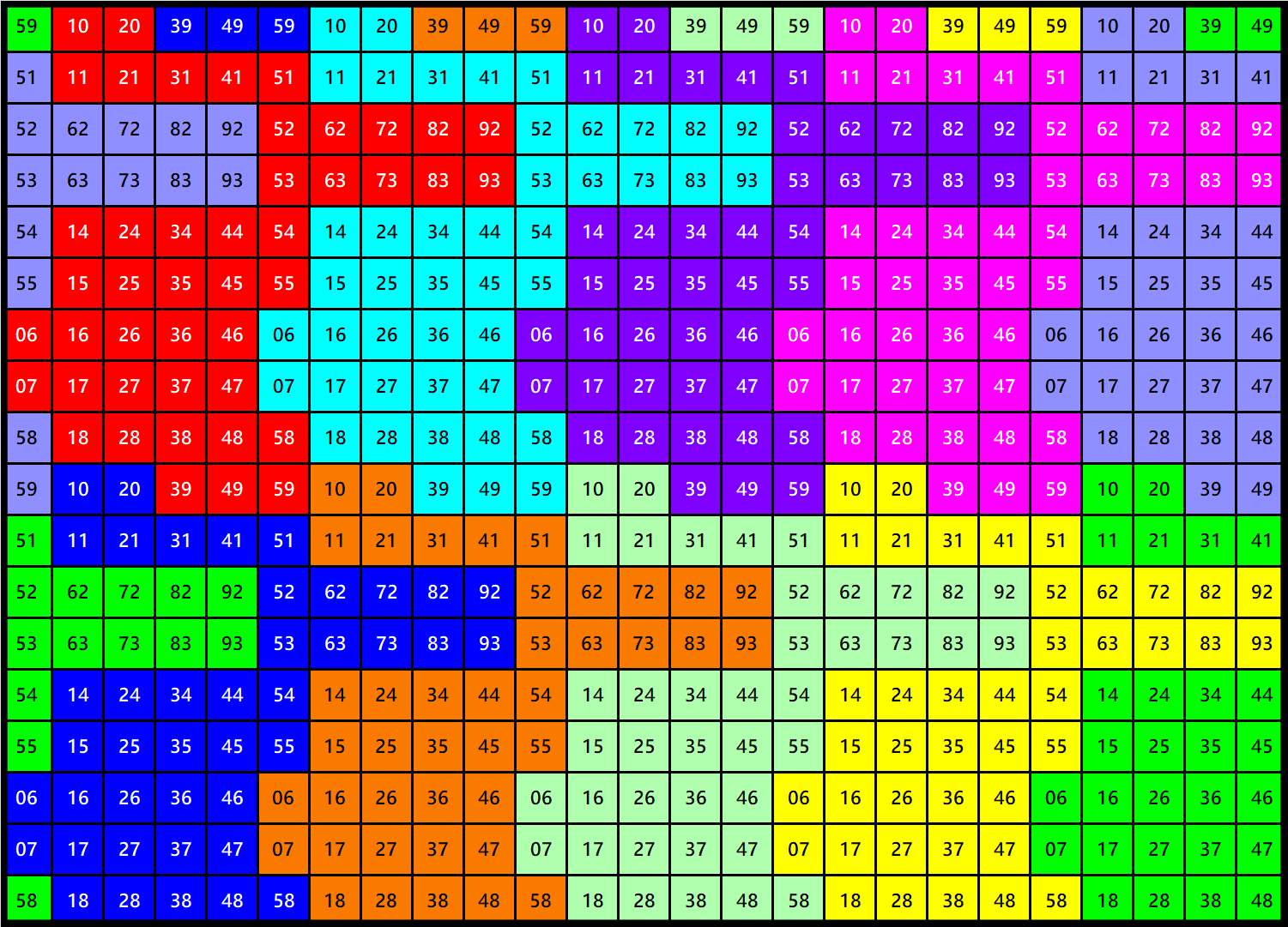 Solve Number 1074 tessellation 450 - new font jigsaw puzzle online with ...