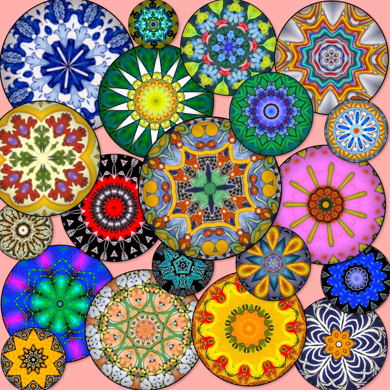 Solve Lots of patterns - plates maybe? (extra large) jigsaw puzzle ...