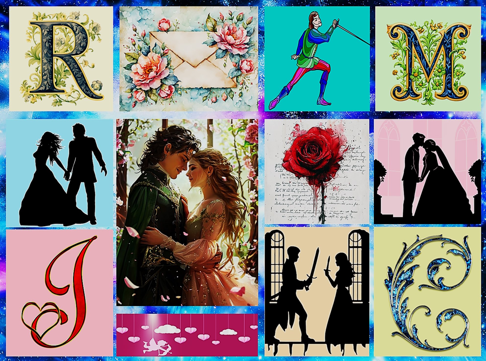 Solve Romeo And Juliet jigsaw puzzle online with 88 pieces