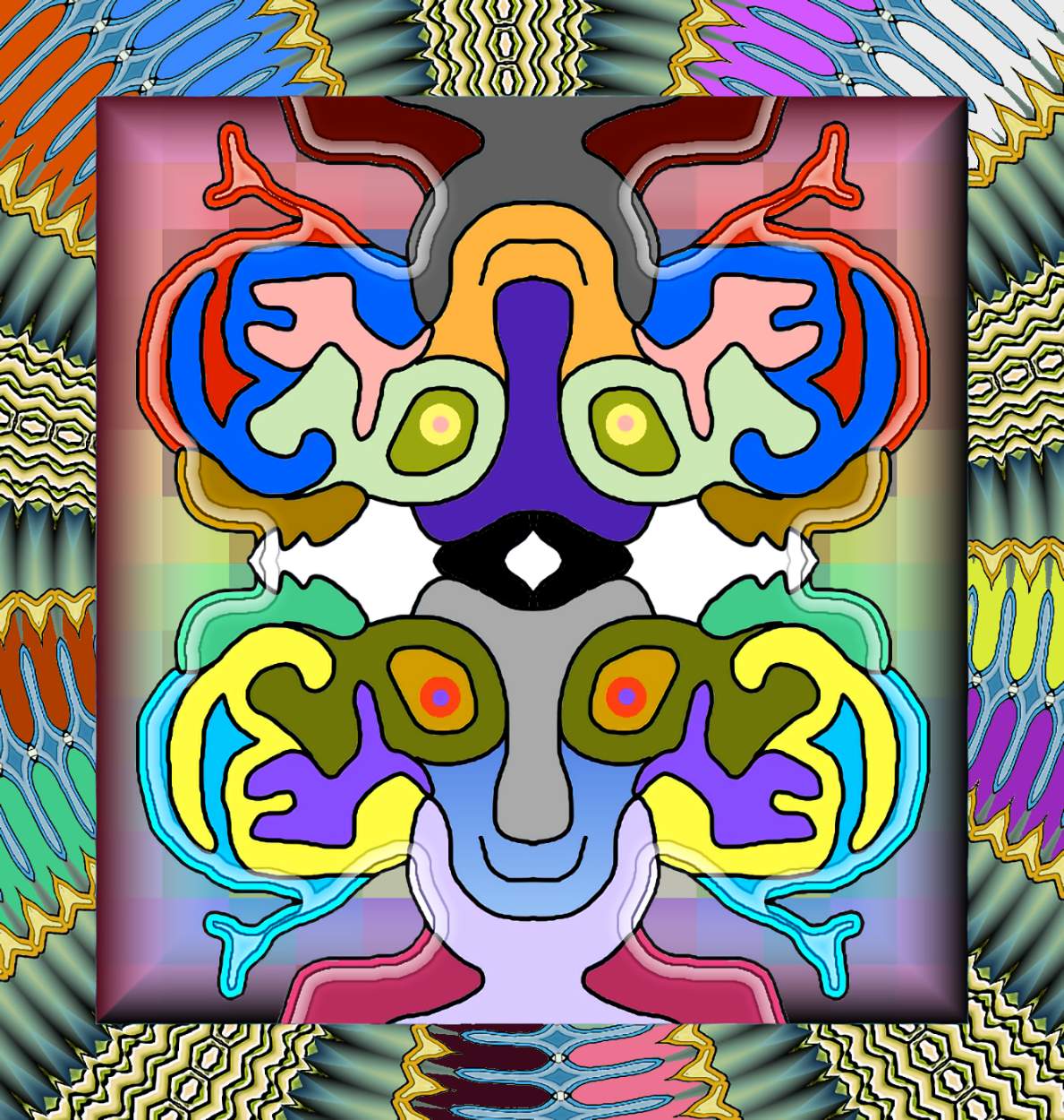 Solve face jigsaw puzzle online with 100 pieces