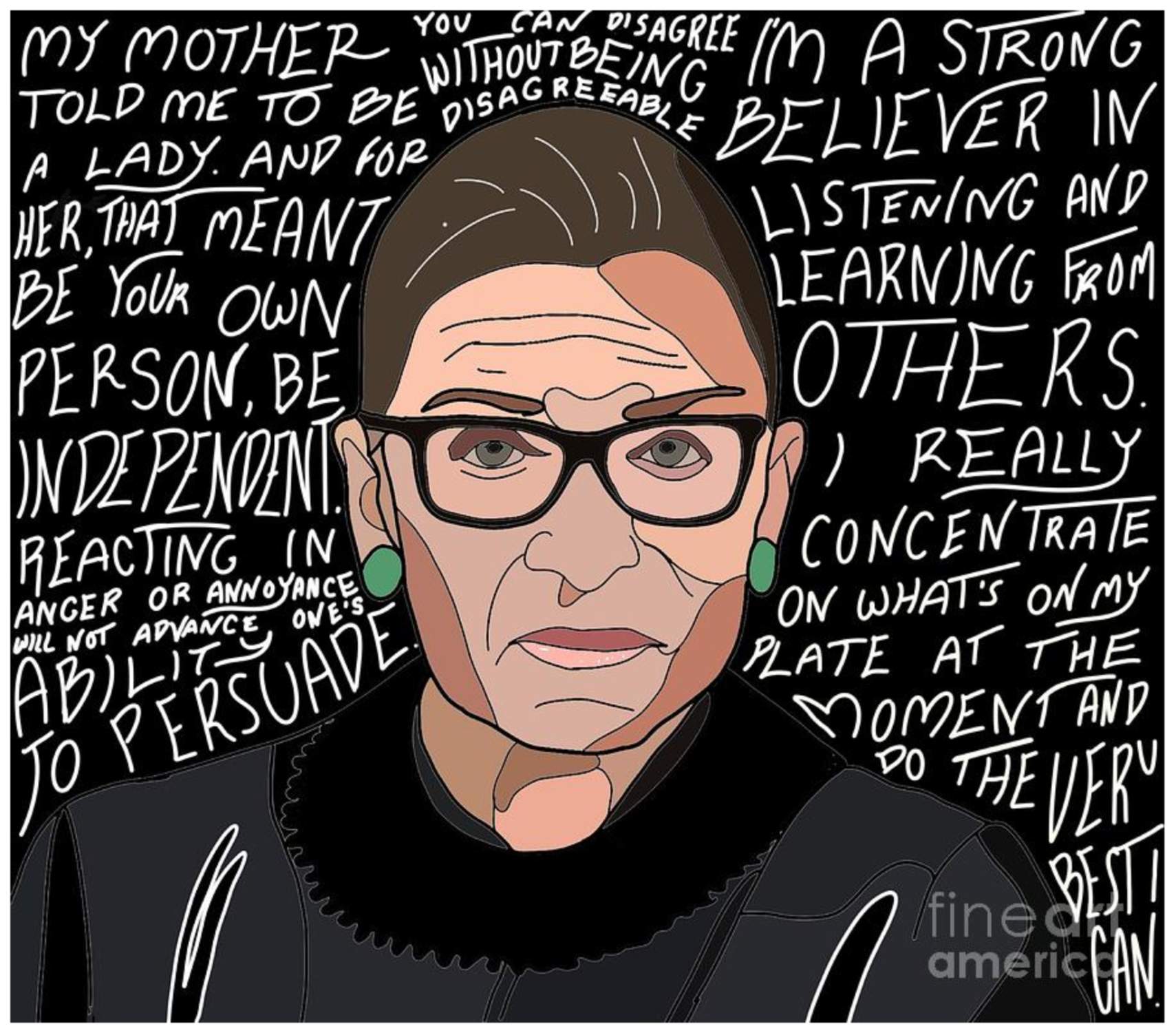 Solve Notorious RGB with quotes from Madison Ann jigsaw puzzle online ...