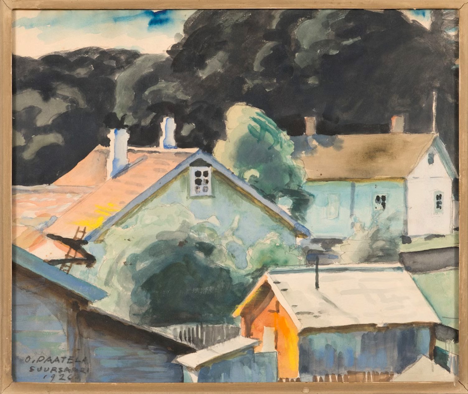 Solve Oskari Paatela (Finnish, 1888–1952), Motif from Suursaari (1926 ...