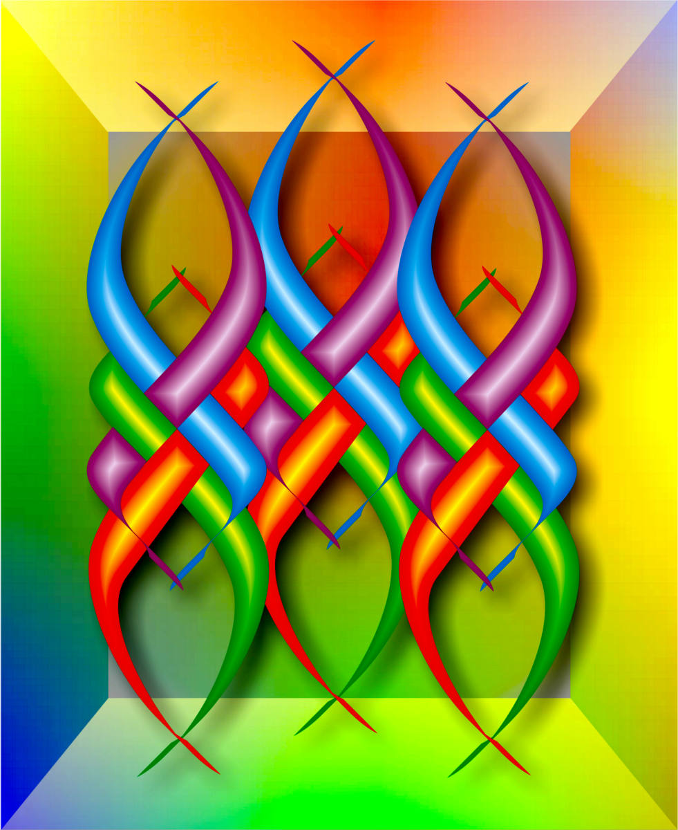 Solve Dancing Intertwined jigsaw puzzle online with 180 pieces