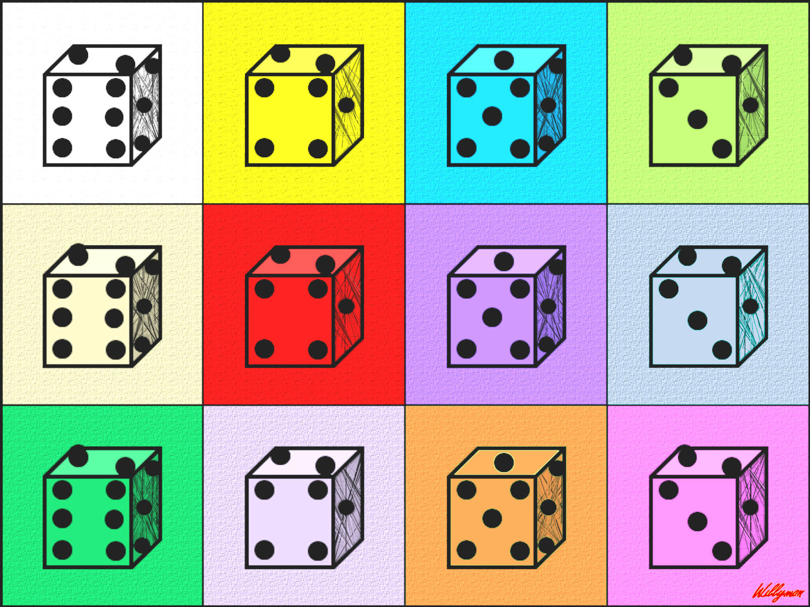 Solve dice- 252 jigsaw puzzle online with 252 pieces