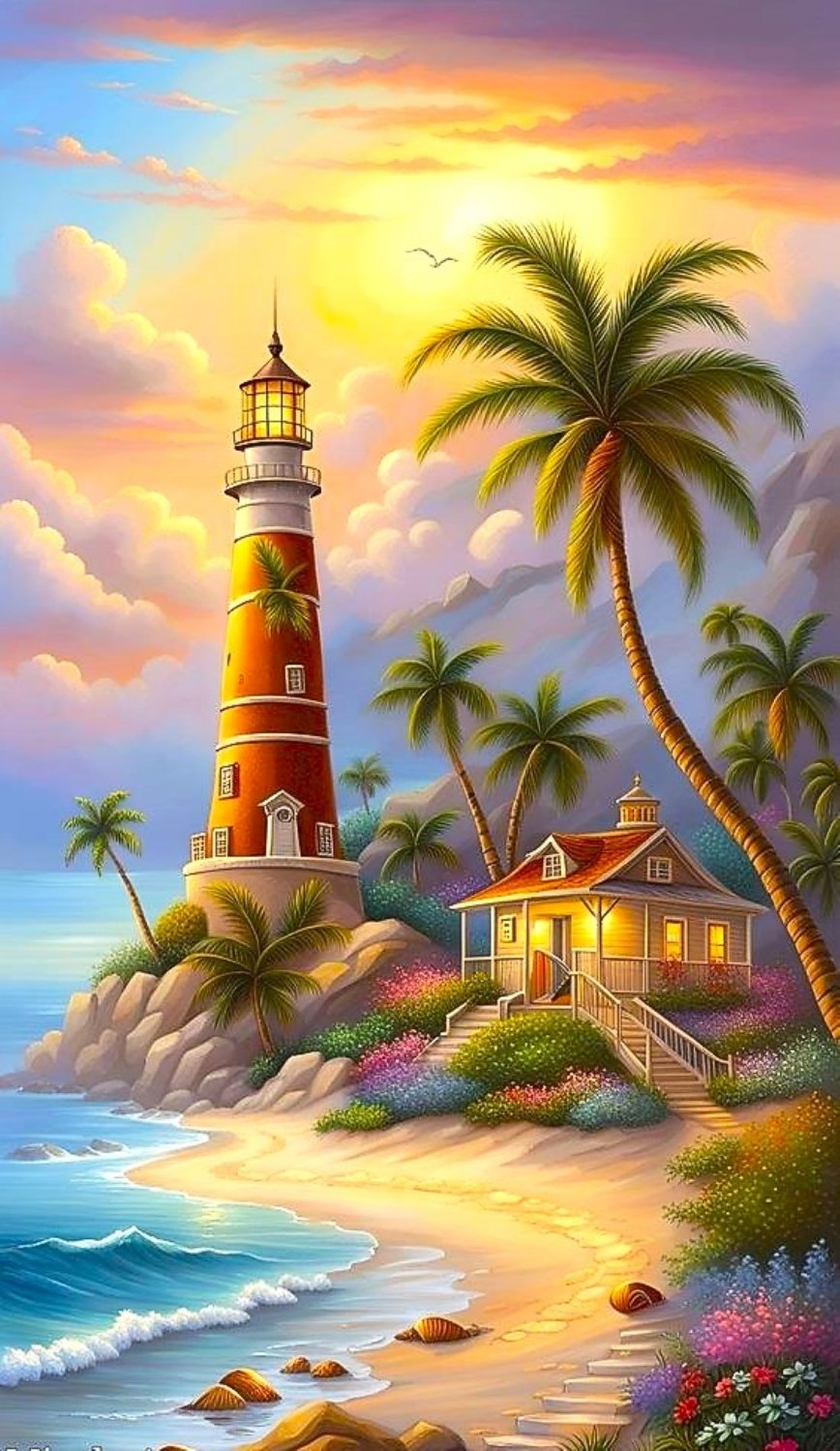 Jigsaw Puzzle | Lighthouse | 84 pieces | Jigidi