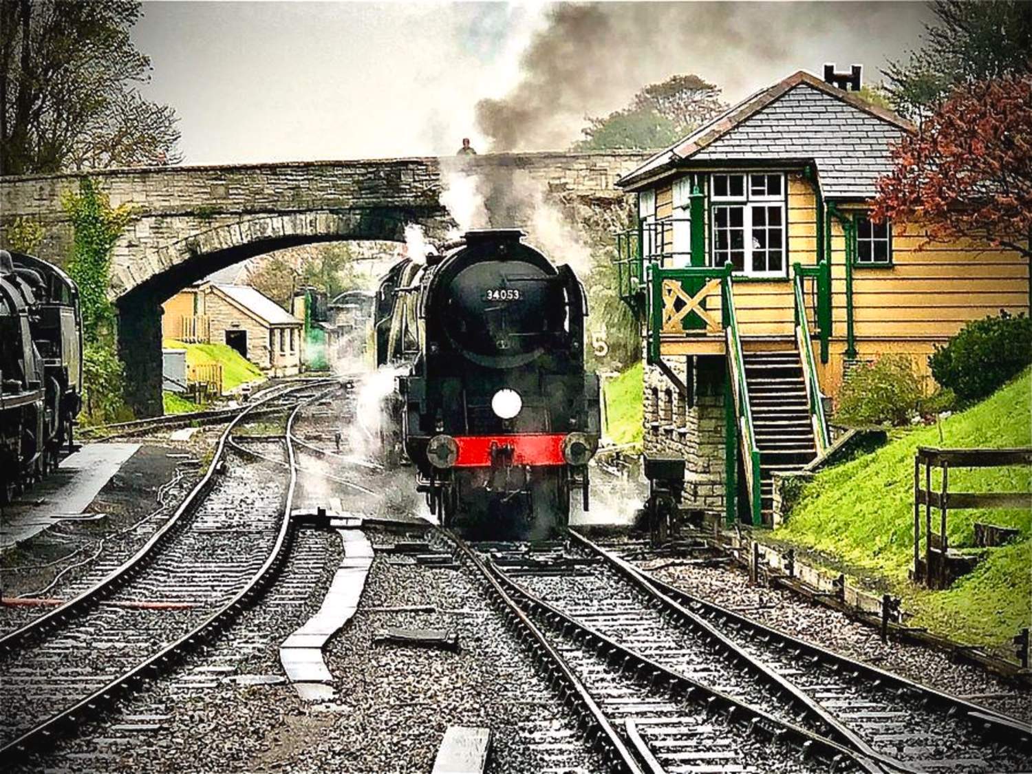Solve SR Battle of Britain Class 34053 Sir Keith Park at Swanage ...
