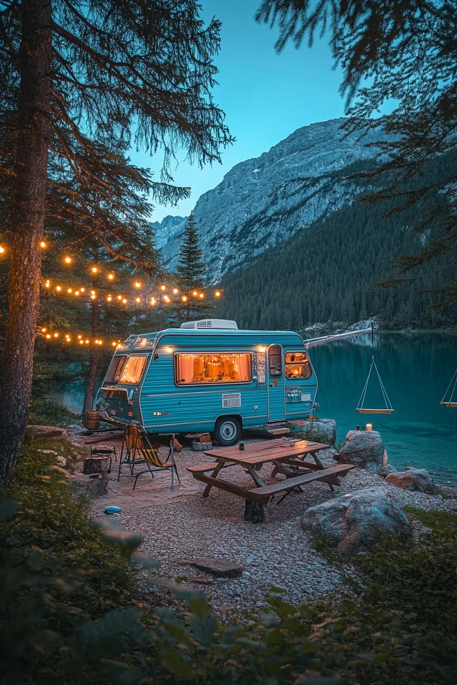Solve Nice place for camping on the weekend. jigsaw puzzle online with ...