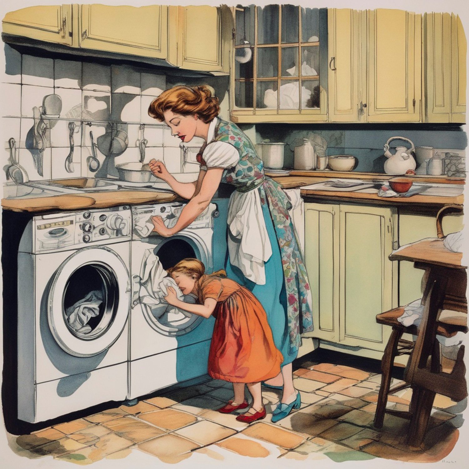 Solve Oh Mummy, how soft and fresh jigsaw puzzle online with 144 pieces