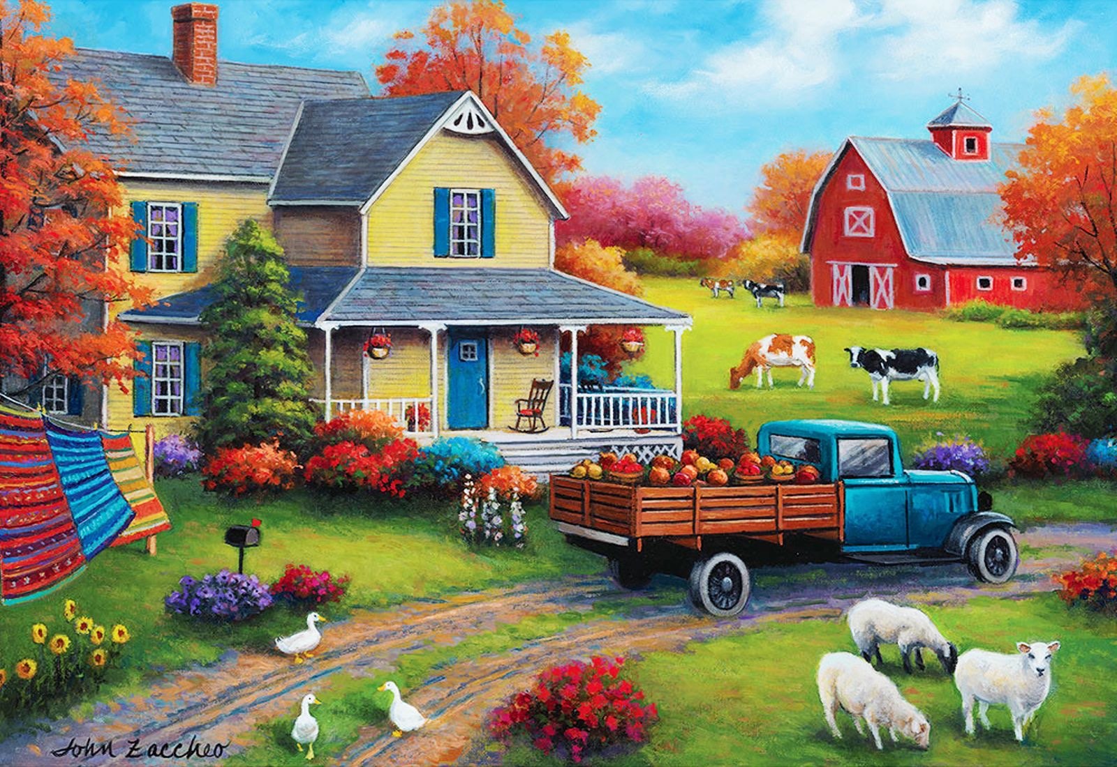 Solve The Perfect Homestead jigsaw puzzle online with 176 pieces