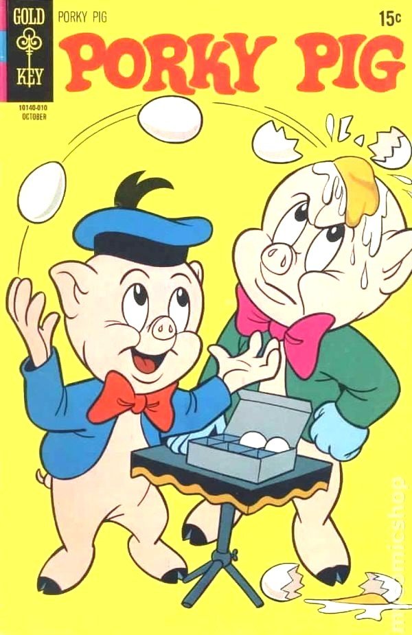 Solve Themes Vintage illustrations/pictures - Porky Pig jigsaw puzzle ...