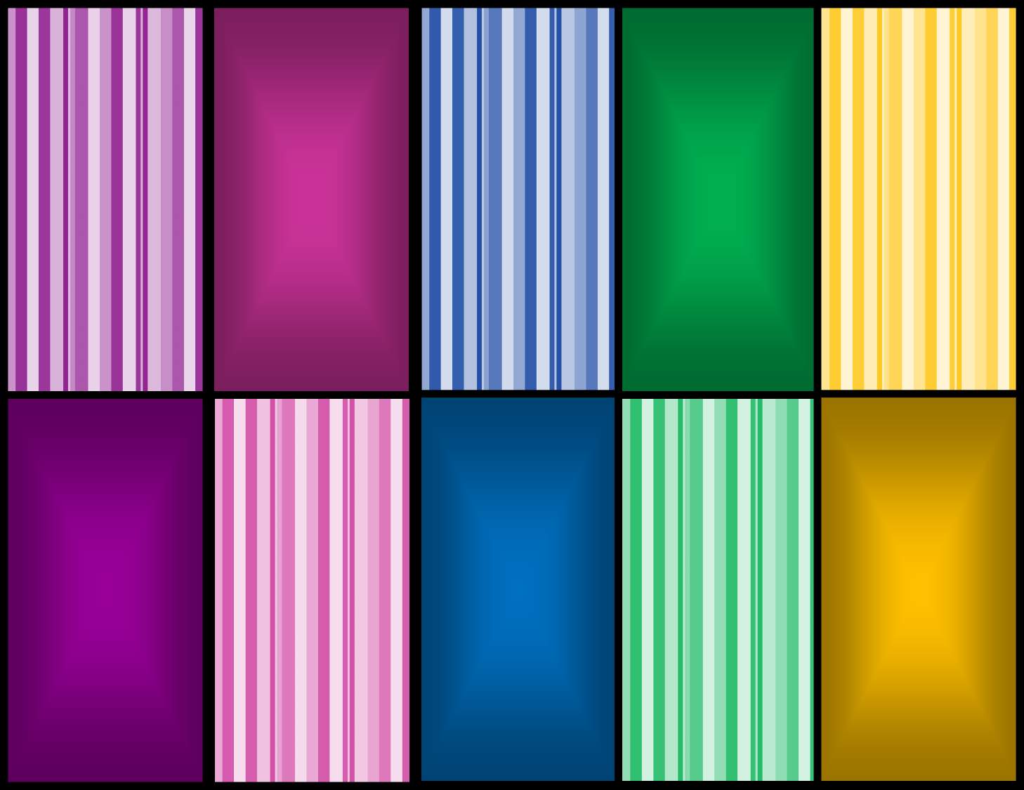 Solve Jewel Tones and Stripes - Medium jigsaw puzzle online with 108 pieces