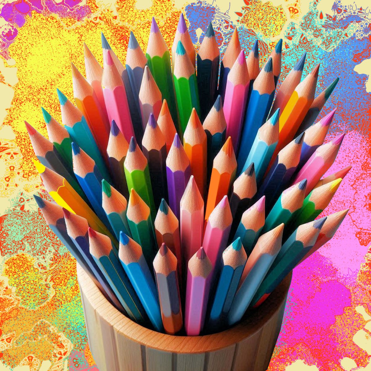 Solve PENCILS FOR YOU jigsaw puzzle online with 36 pieces