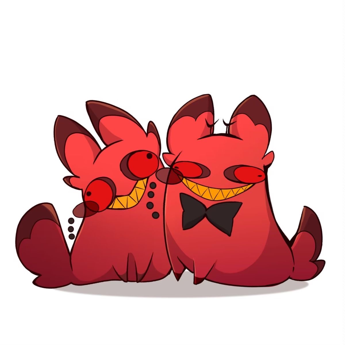 Solve Cursed Cat Alastor // Hazbin Hotel jigsaw puzzle online with 100 ...