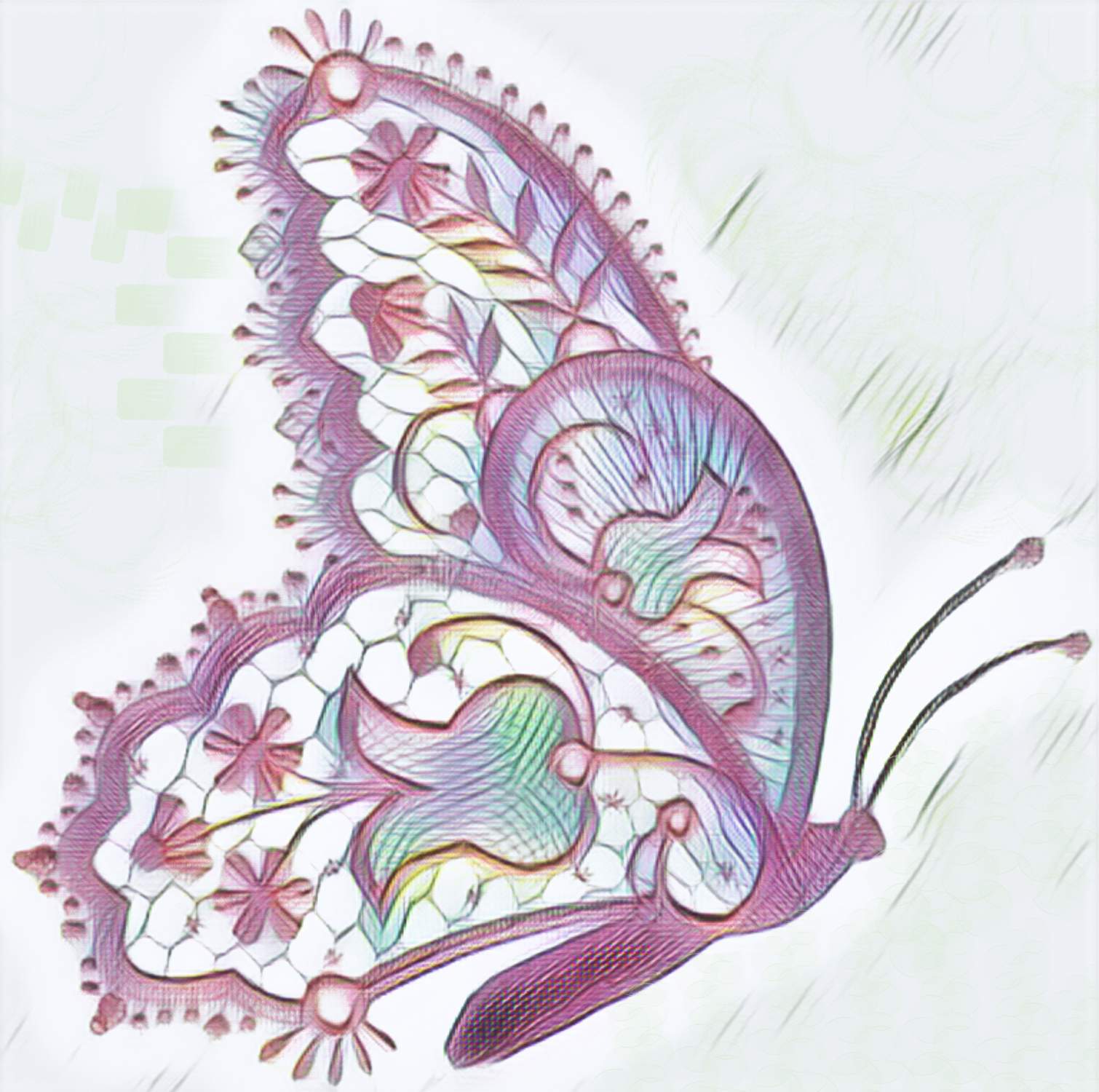 Solve Tulip Flutterby jigsaw puzzle online with 225 pieces