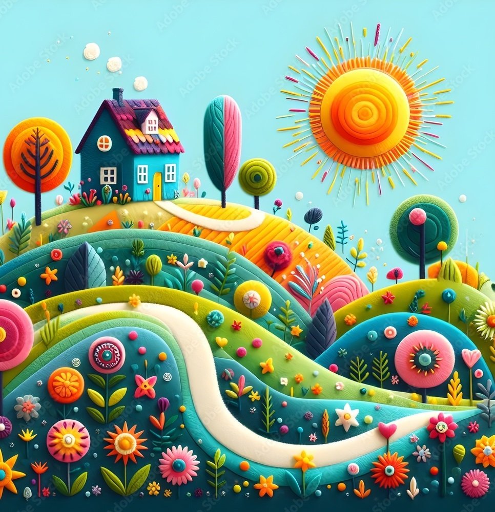 Solve Tepedeki Ev jigsaw puzzle online with 100 pieces