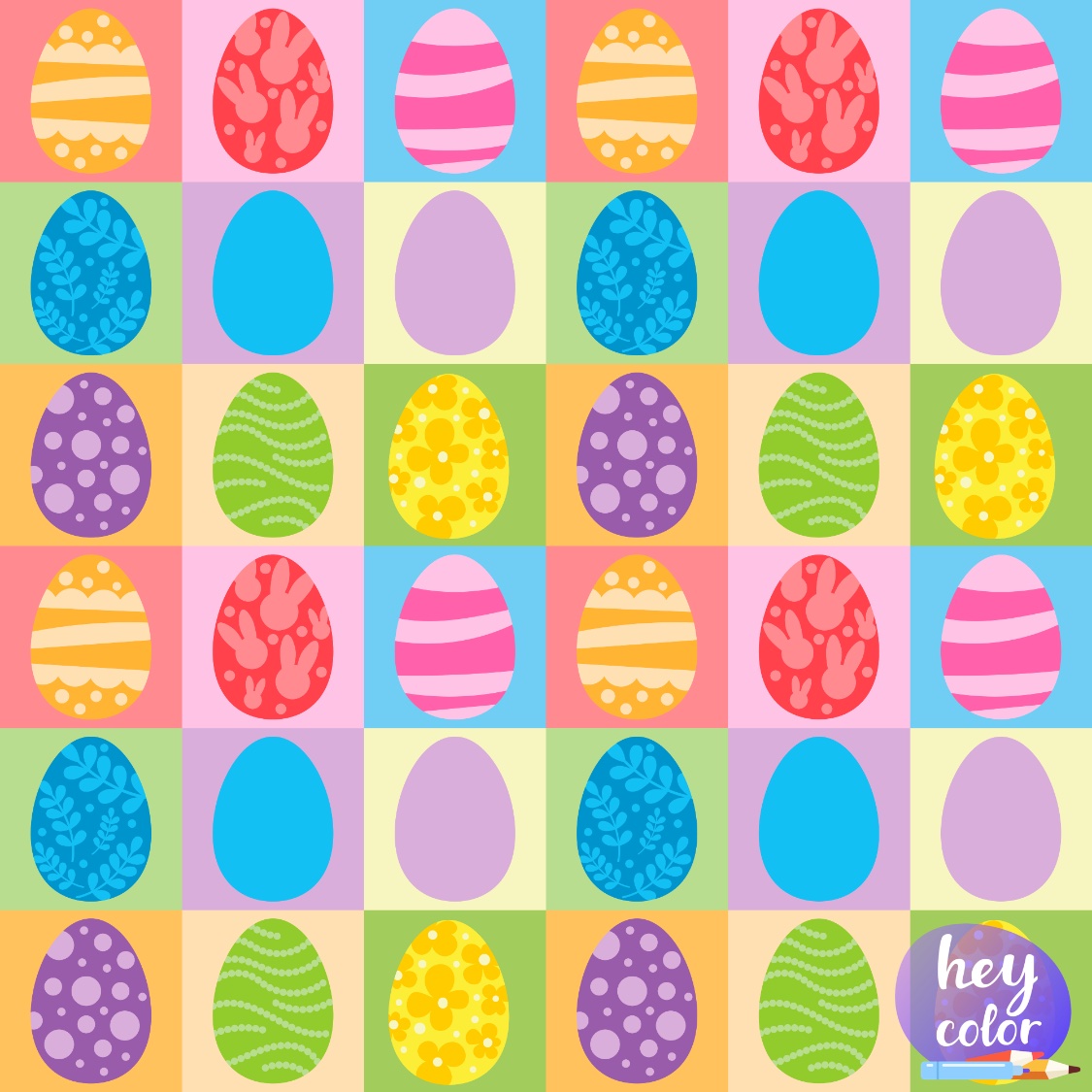 Solve Happy Easter jigsaw puzzle online with 9 pieces