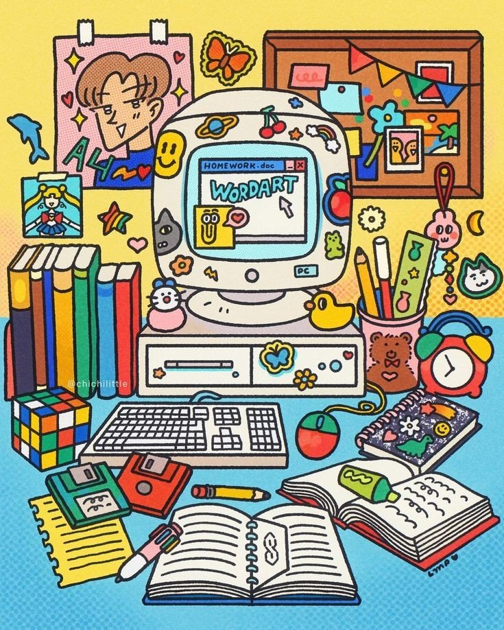 Solve Homework Desk jigsaw puzzle online with 195 pieces