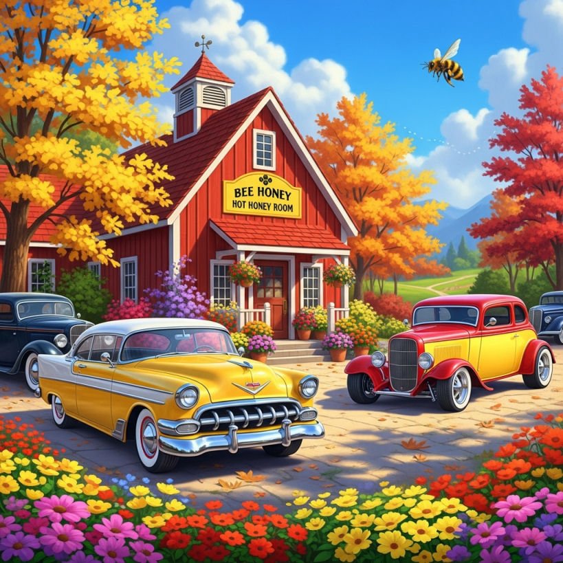 Solve Honey Store jigsaw puzzle online with 100 pieces