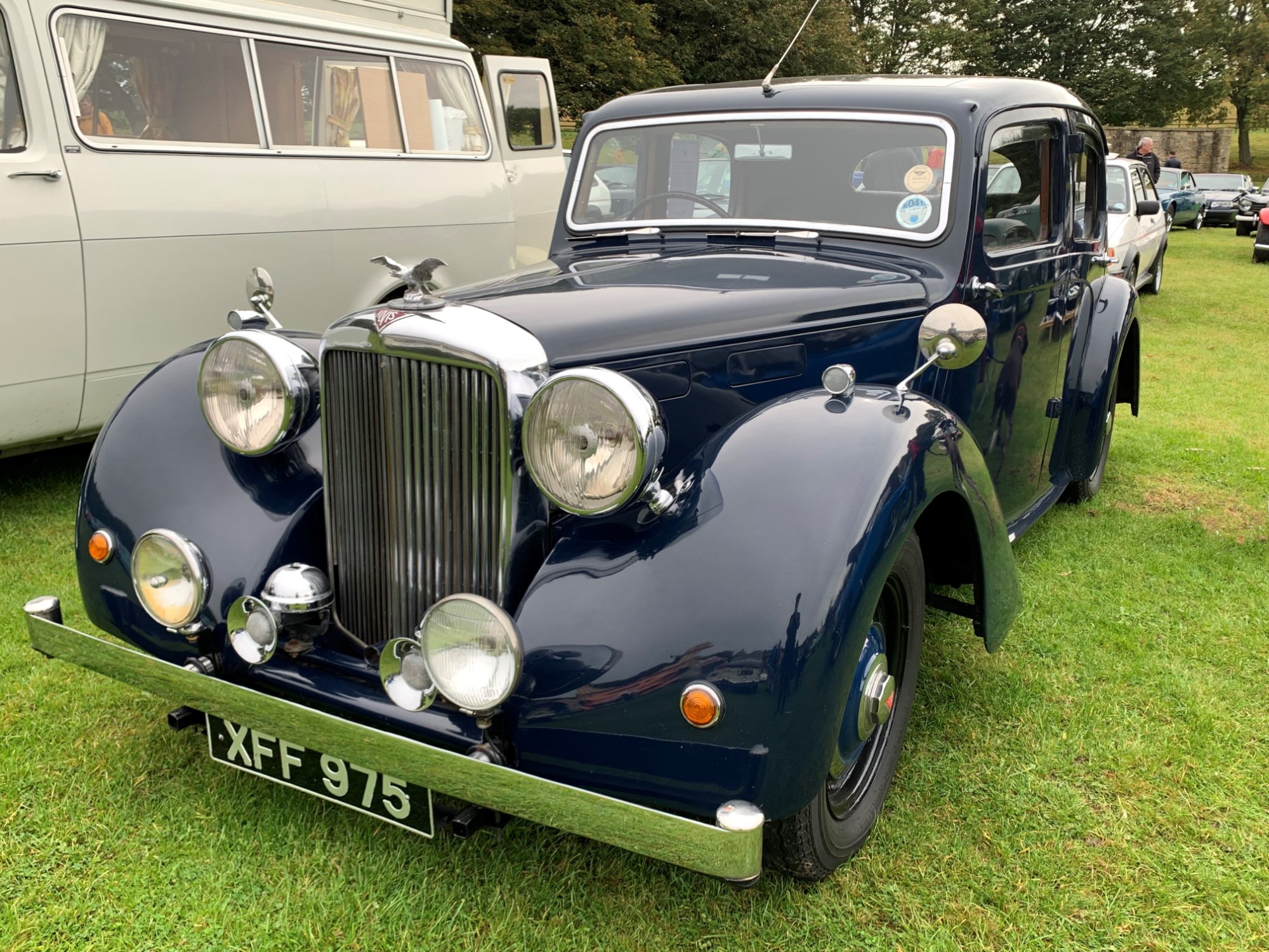 Solve 1949 Alvis TA14 Saloon jigsaw puzzle online with 108 pieces