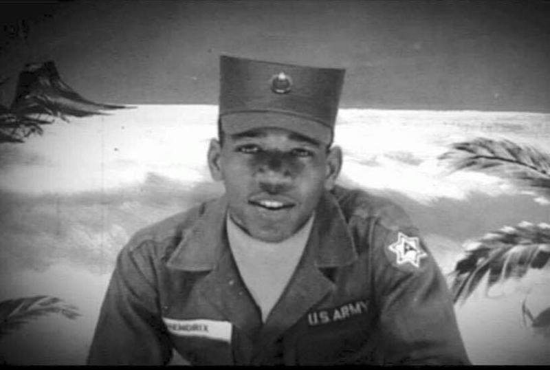 Solve Jimi Hendrix (age 19) during his time as a paratrooper in the US ...