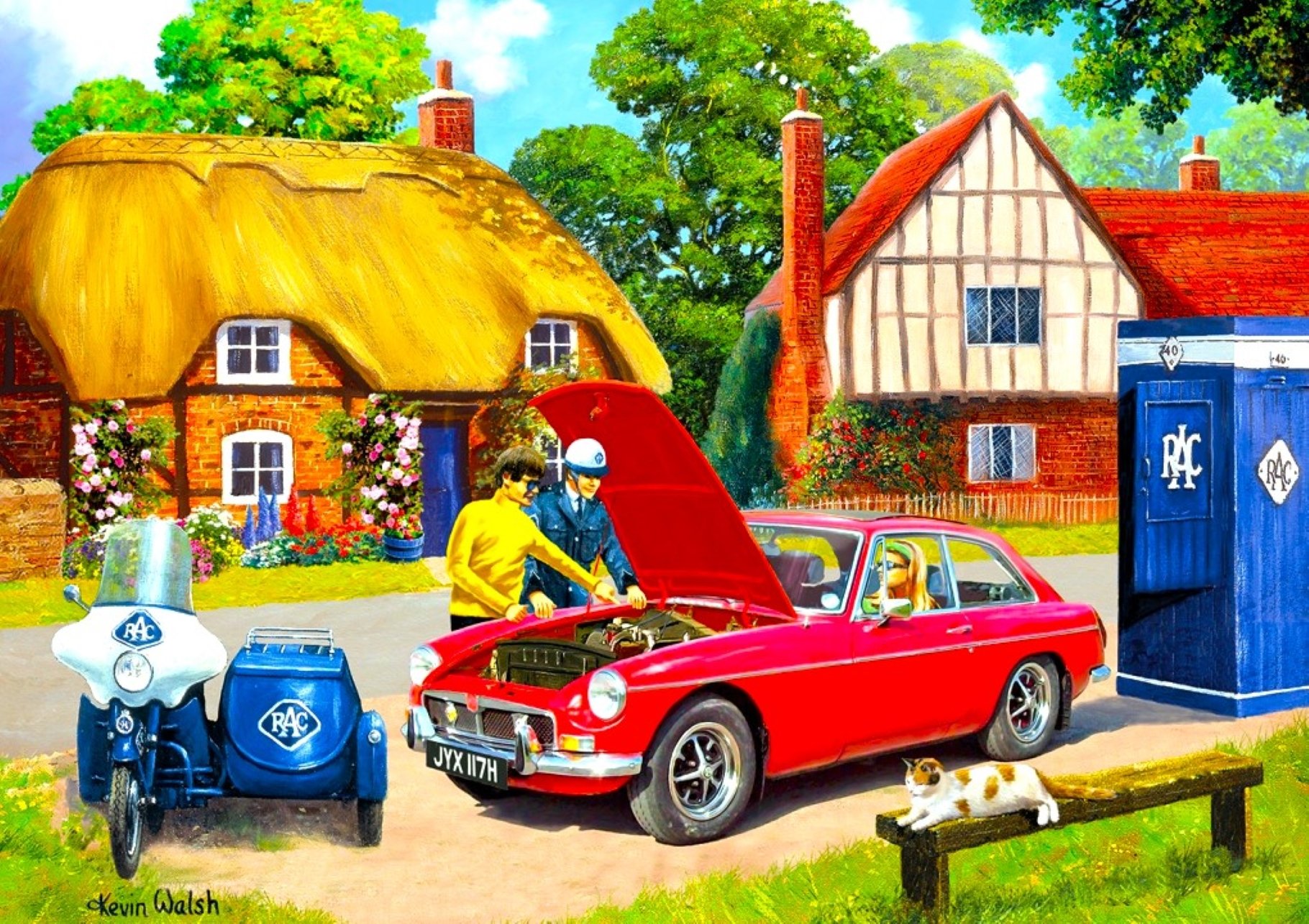 Solve Car Trouble jigsaw puzzle online with 352 pieces