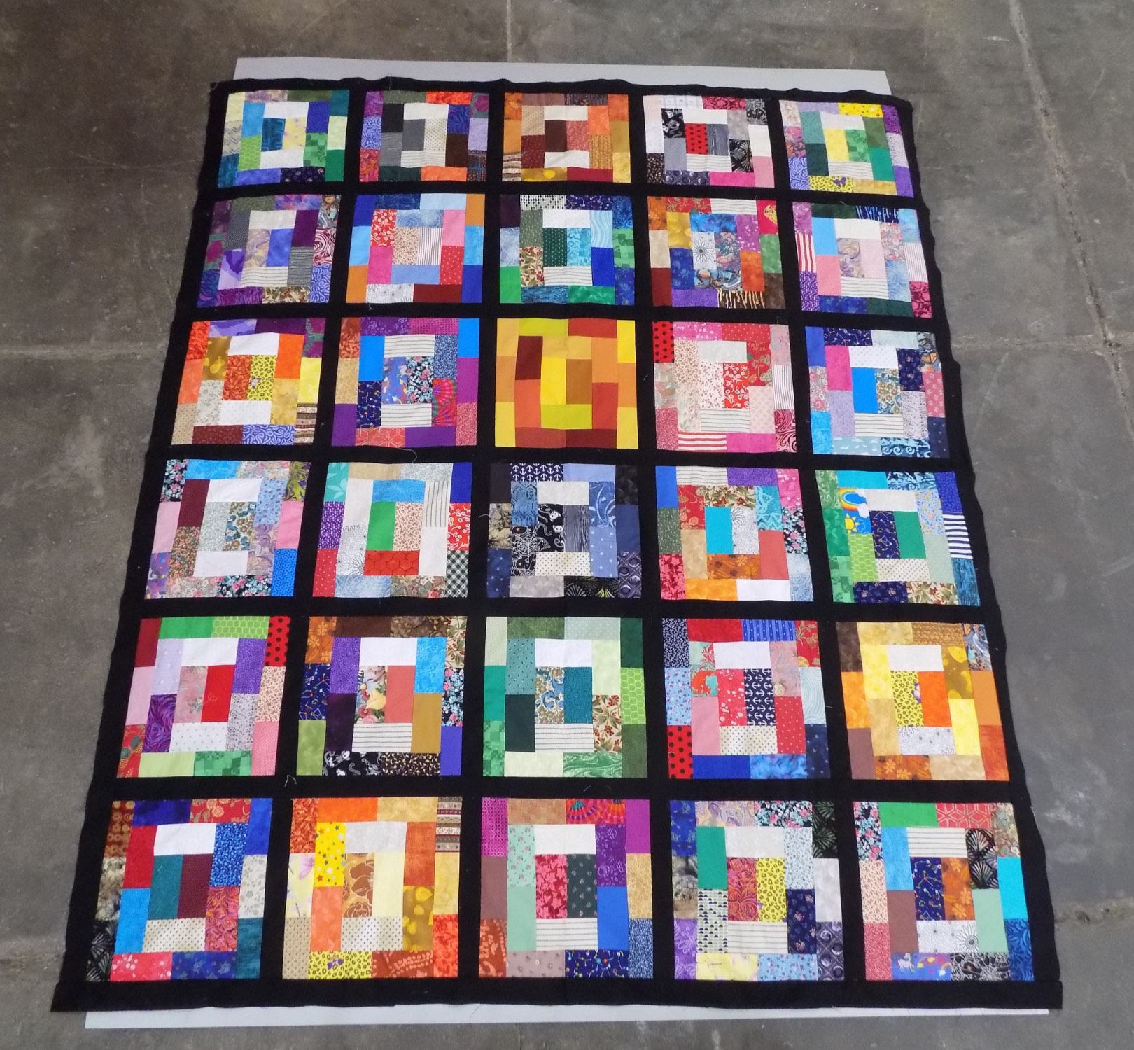 Solve Potato chip quilt jigsaw puzzle online with 255 pieces