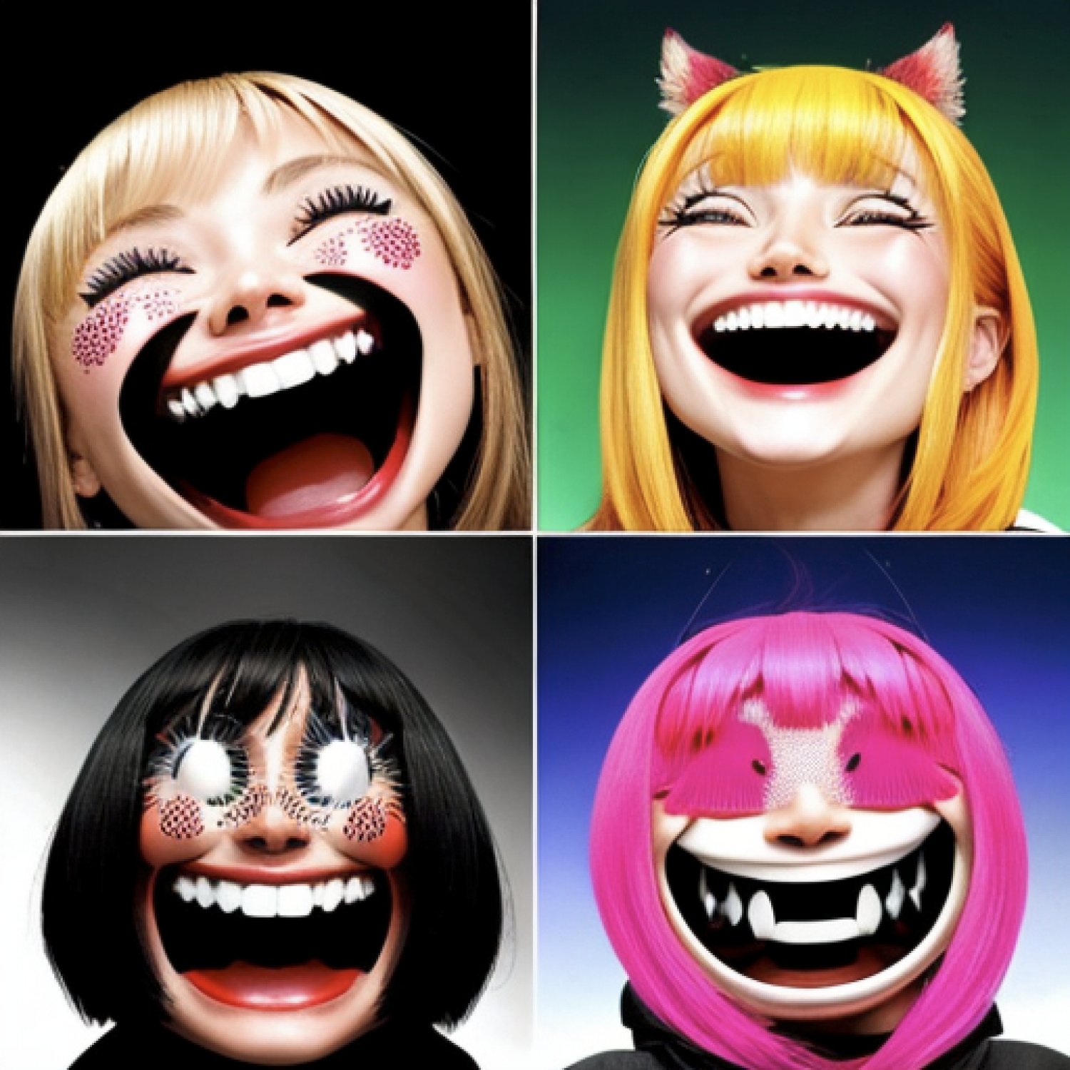 Solve Laughing Disease jigsaw puzzle online with 100 pieces