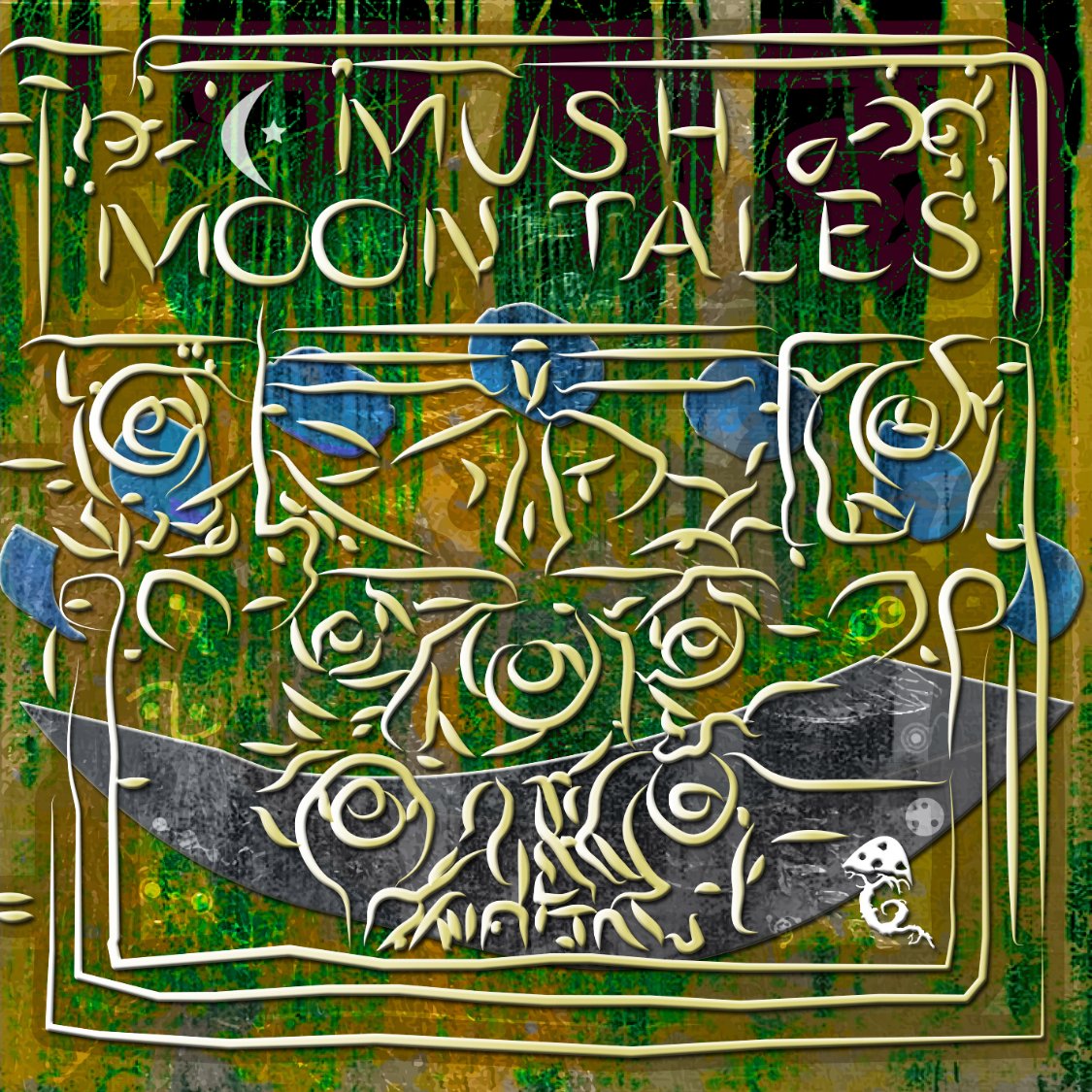 Solve Mush Moon Tales (album cover art) jigsaw puzzle online with 16 pieces