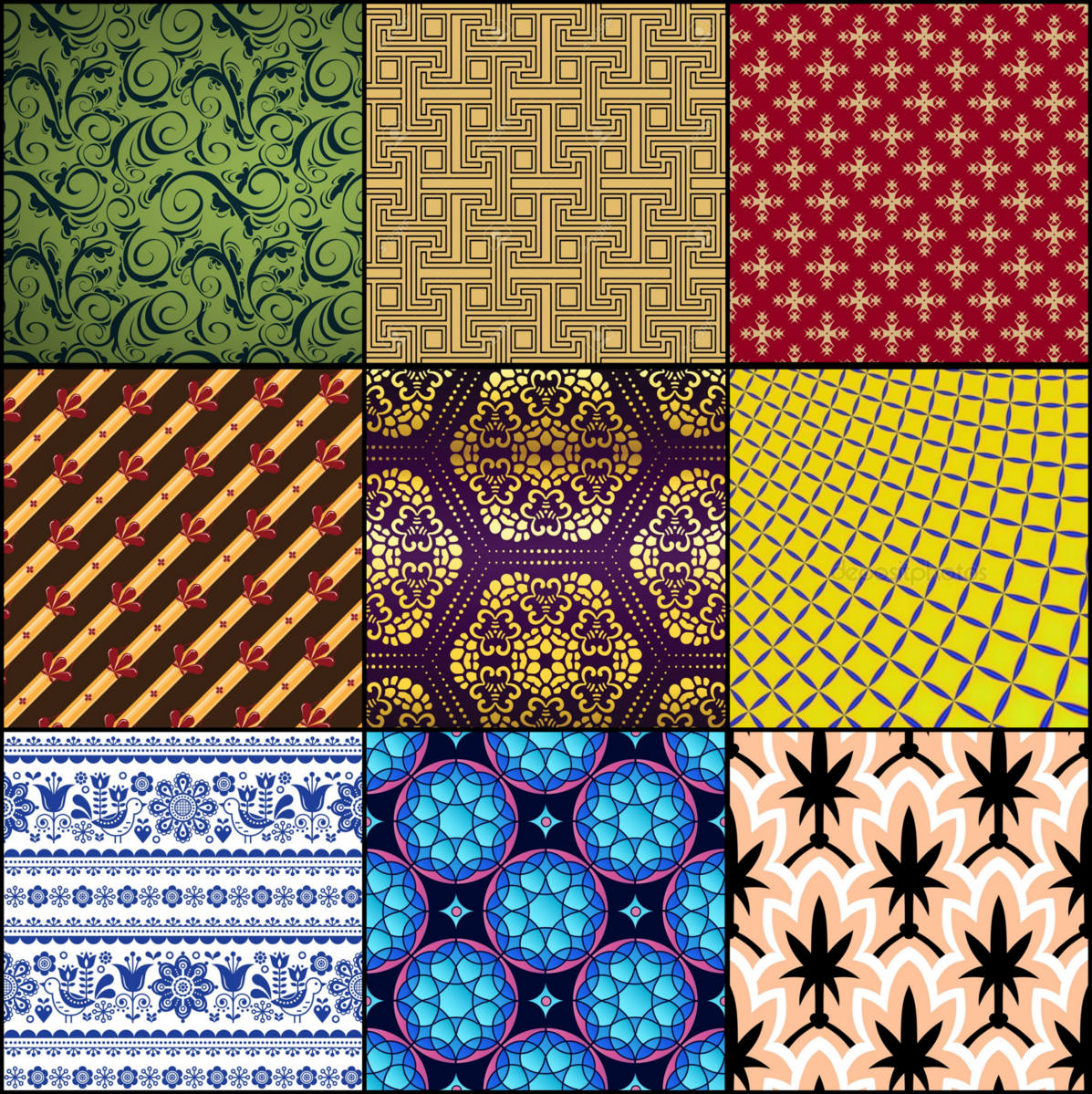 Solve Artistic patterns 2 jigsaw puzzle online with 225 pieces