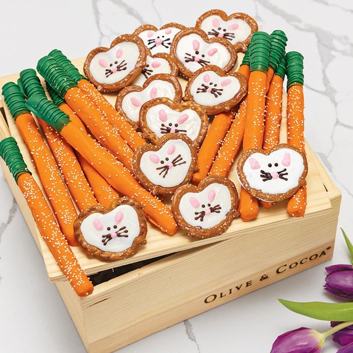 Solve Easter Pretzels jigsaw puzzle online with 81 pieces